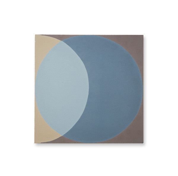 'Ellipse' Blue - Encaustic Tile (sample) – Lindsey Lang Design Ltd ...