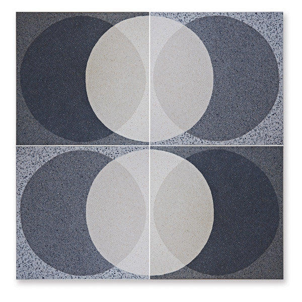 'Ellipse' Dark Grey - Terrazzo Tile (sample) – Lindsey Lang Design Ltd ...