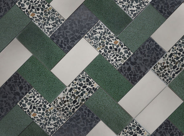 Raven | Rectangle - Terrazzo Tile (sample) – Lindsey Lang Design Ltd ...