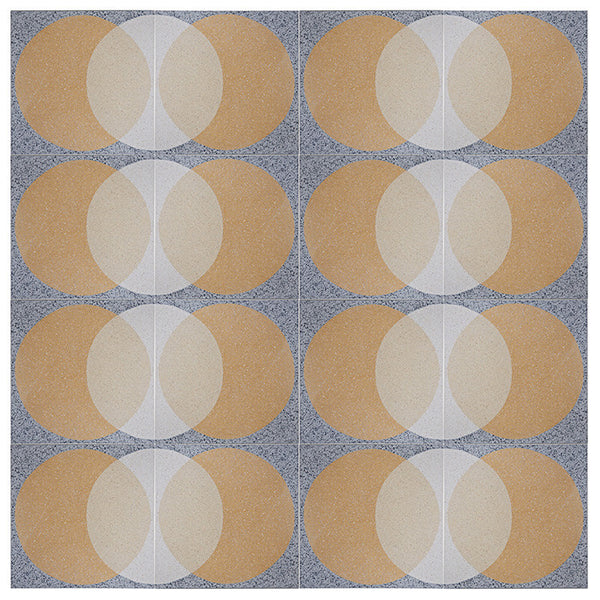 'Ellipse' Yellow - Terrazzo Tile (sample) – Lindsey Lang Design Ltd ...
